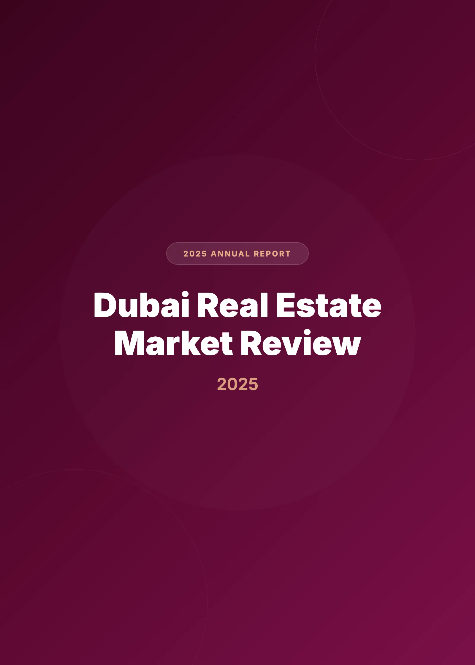 Dubai Real Estate Market — 2026 Outlook & Forecast — Dubai Real Estate ...